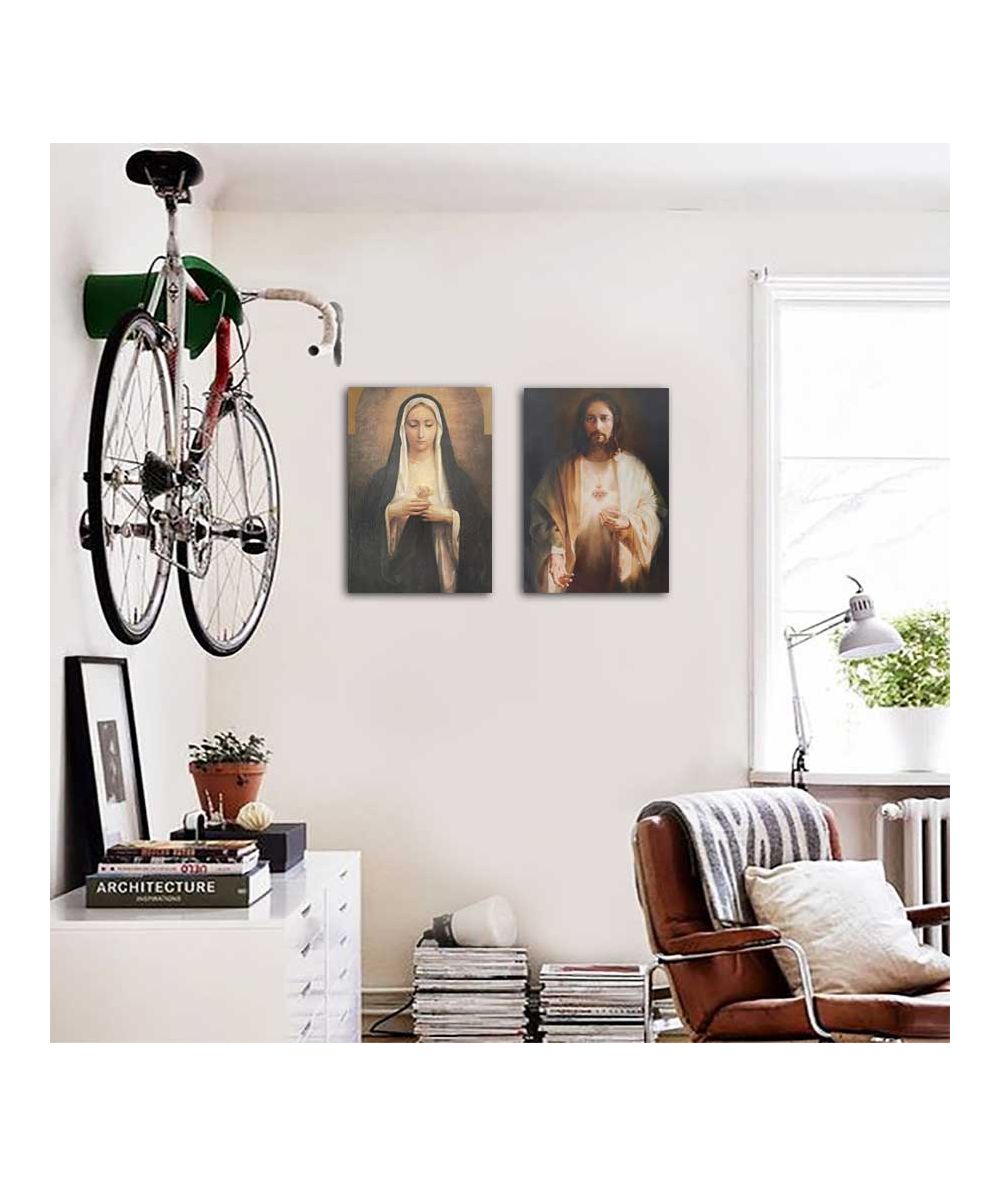 Obrazy religijne Najświętsze Serce i Niepokalane Serce (dyptyk) - sklep ...